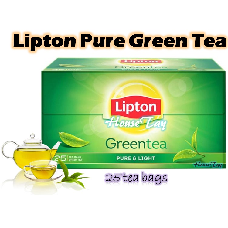 Lipton Pure Green Tea (25 Tea Bag) | Shopee Singapore