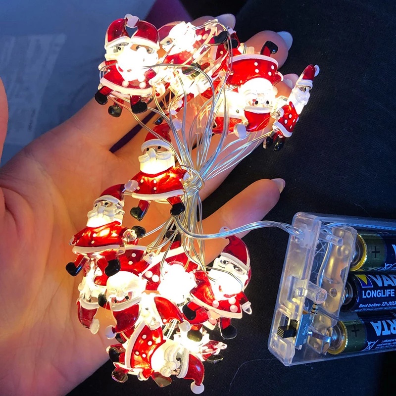 [Featured] 20LED Santa Claus Christmas LED String Lights / Snowman ...