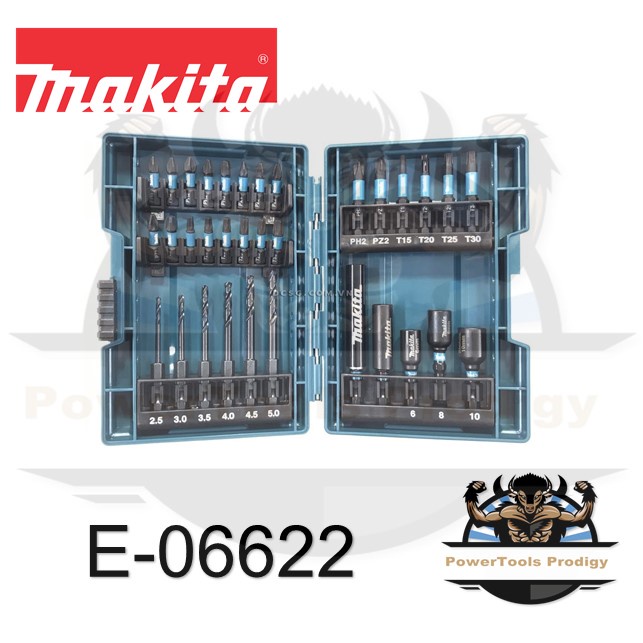 MAKITA E-06622 IMPACT BLACK BIT SET (33 PIECES) | Shopee Singapore
