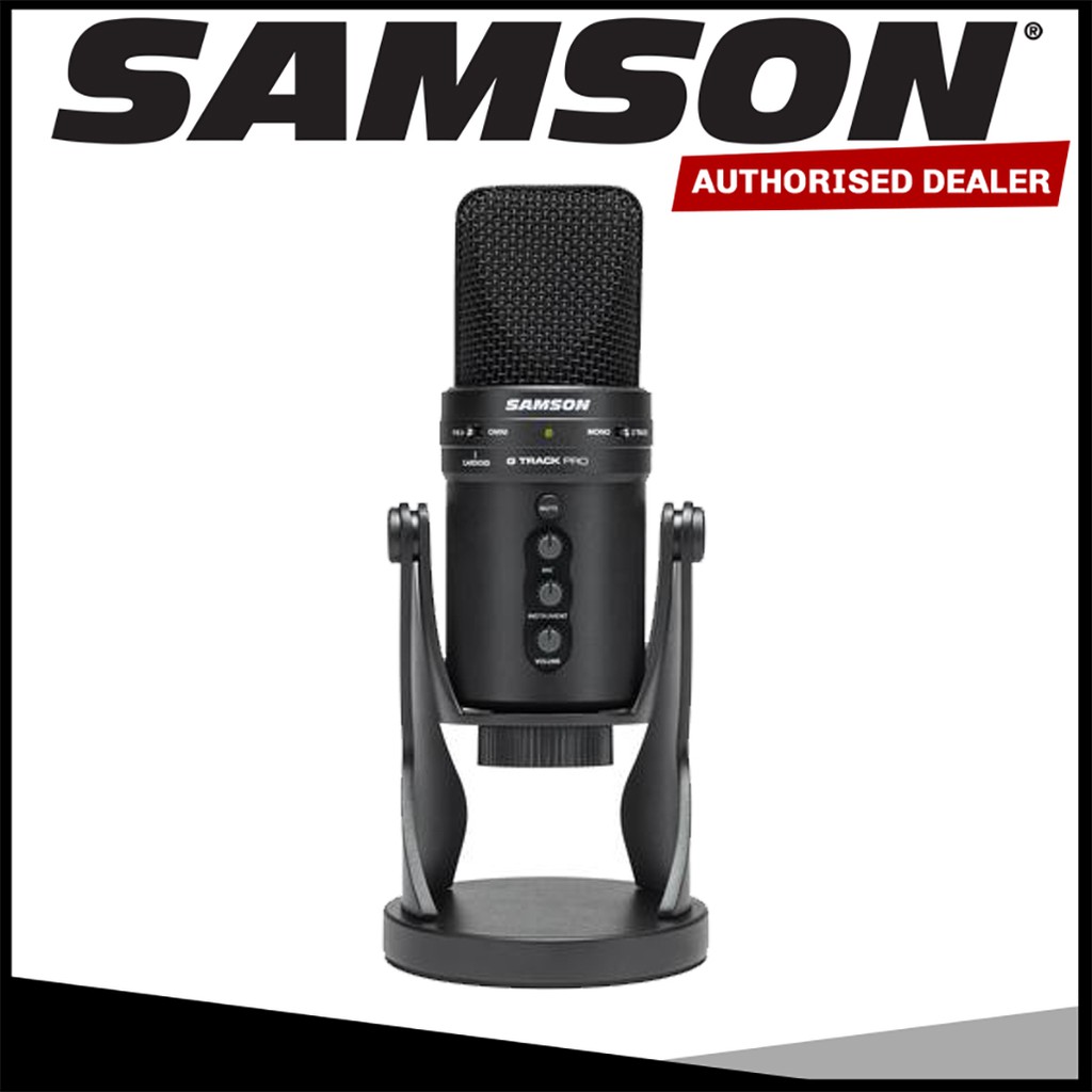 Samson G-Track Pro – Professional USB Microphone with Audio Interface ...