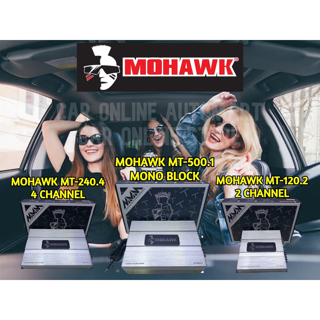 MOHAWK POWER AMPLIFIER (MT-120.2 MT SERIES ~ 2 CHANNEL/ MT-500.1 MT ...