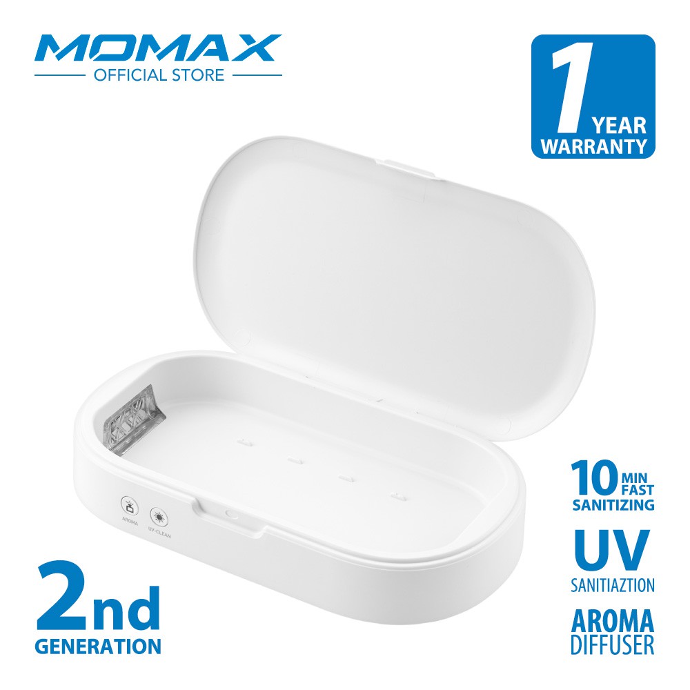 Momax QU2 Q.Power UV Sanitizing Box 2nd Gen | Shopee Singapore