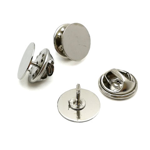 50 Lapel pin blank backs tie pin clutch brooch DIY | Shopee Singapore
