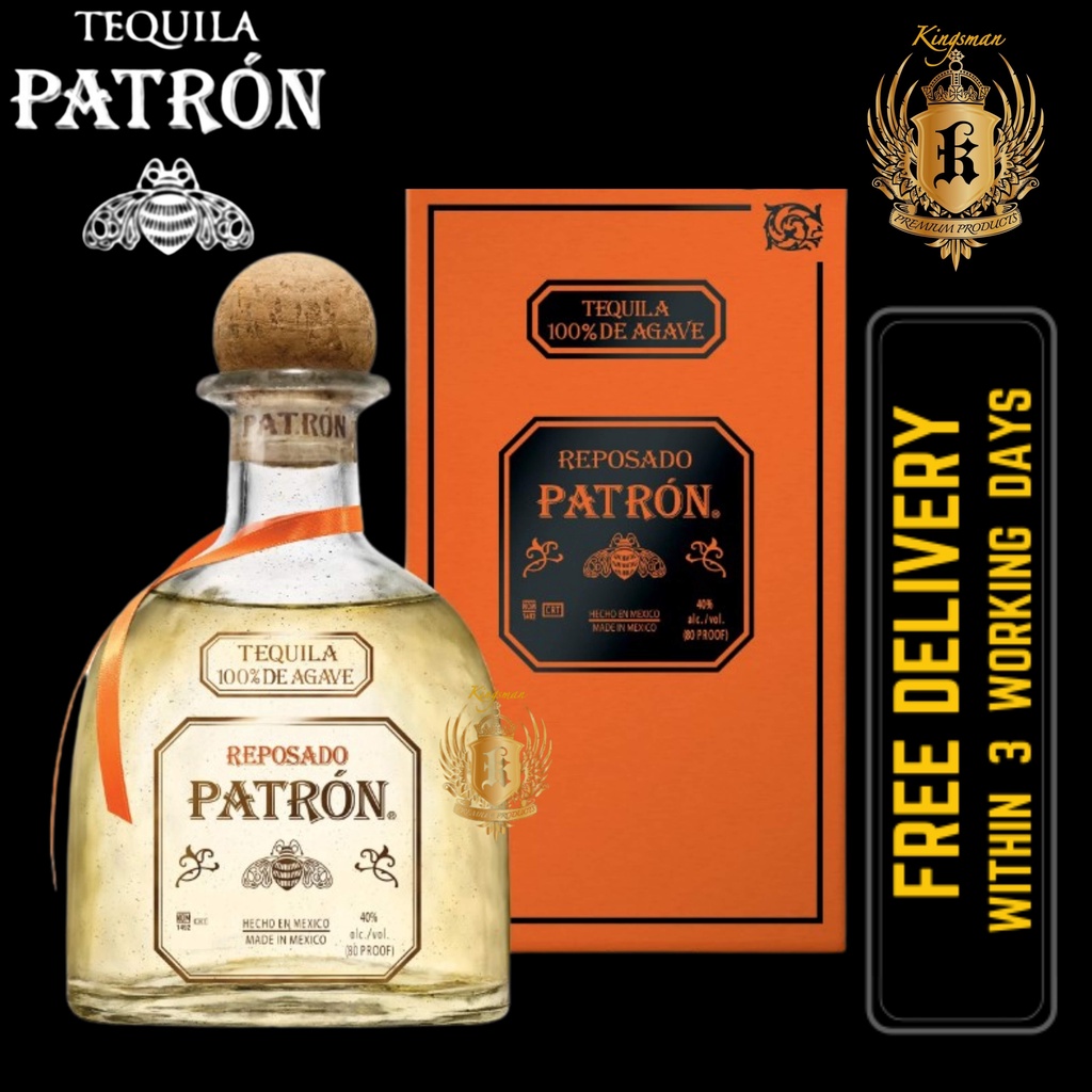 Patron Reposado Tequila 750ml (with box) | Shopee Singapore