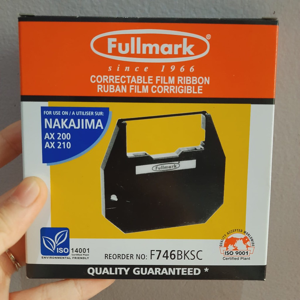 MESIN Nakajima AX200 AX210 Fullmark Electronic Typewriter Ribbon ...