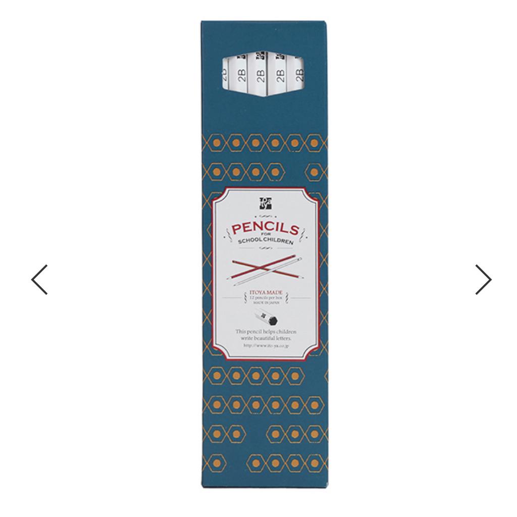 Itoya Hexagonal pencil 12/box white (2B) | Shopee Singapore
