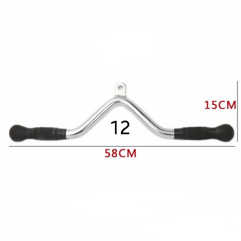 Cable Machine Attachments Tricep Rope V Bar D Handle Lats ( Home Gym ...