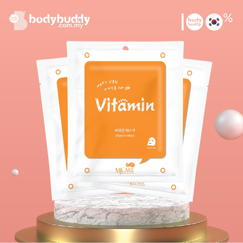 Get 3 Mijin Vitamin Mask (22 ml/ 3 Pcs) | Shopee Singapore