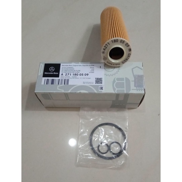 2711800509 Oil Filter for Mercedes Benz (M271 CGI Engine): W204 (C180 ...