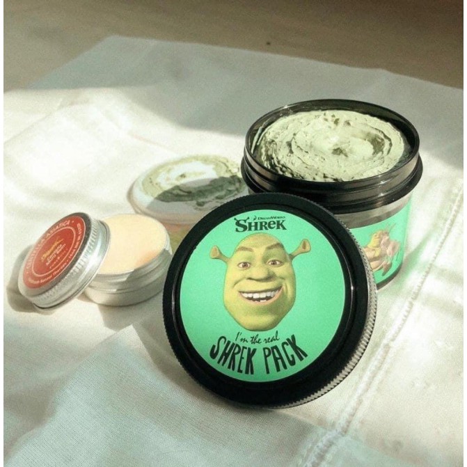Mask Shrek Pack Shrek Mint Clay Mask CICA REAL Shrek Pack | Shopee ...