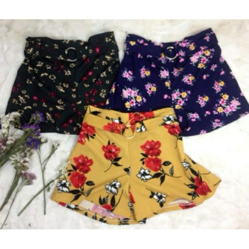 KOREAN BUCKLE SHORTS, GARTERIZED WAIST | Shopee Singapore