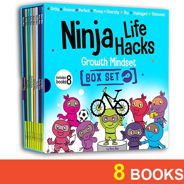 [SG Stock] Ninja Life Hacks Growth Mindset Box Set (8 Books) | Shopee ...