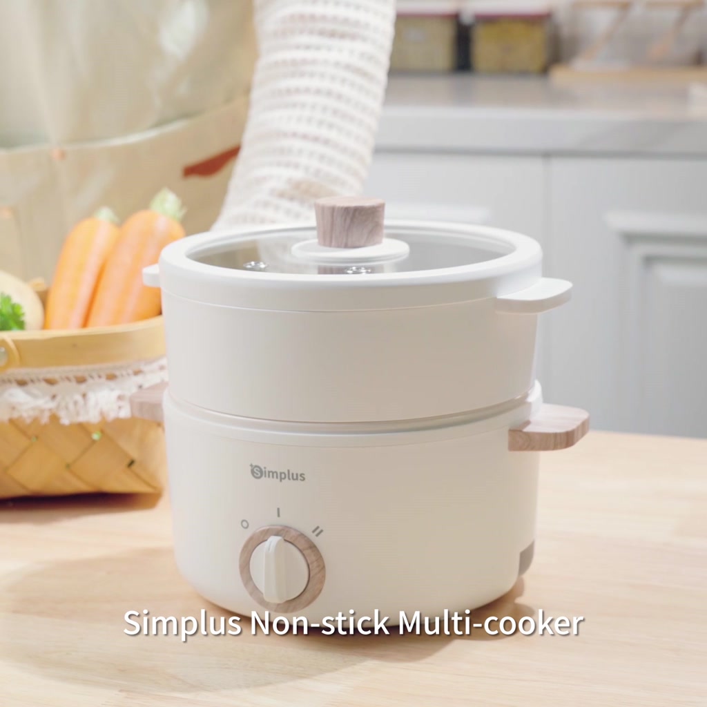 Simplus 1.7L Electric Cooker | 630W Quick Heating | Non-Stick Coating ...