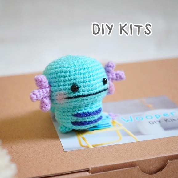 DIY Kits Amigurumi Crochet Doll - Wooper Pokemon by Amiguruku Complete ...