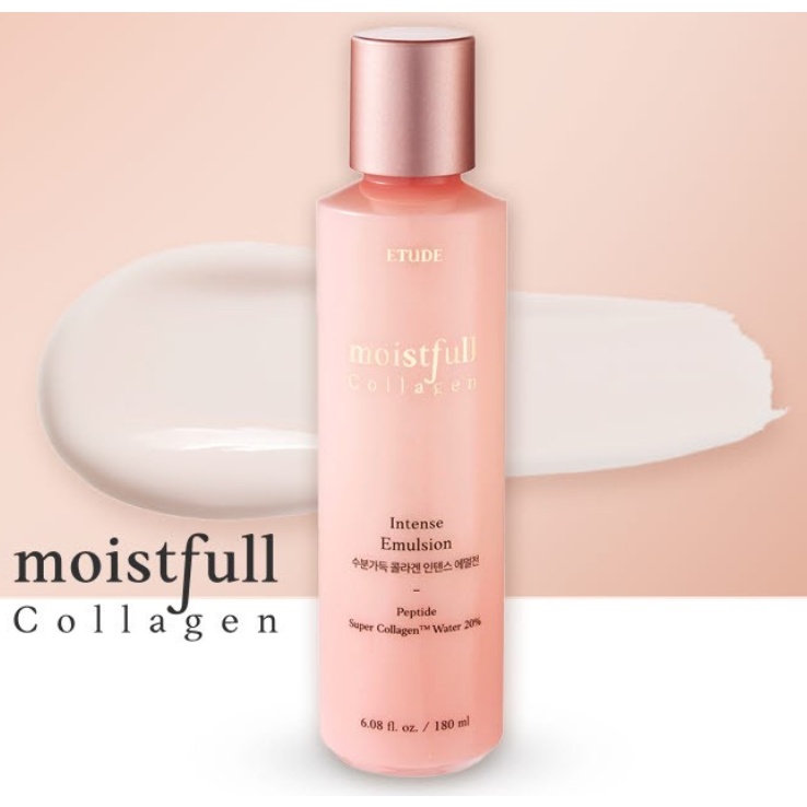 [etude house] moistfull collagen intense emulsion 180ml | Shopee Singapore