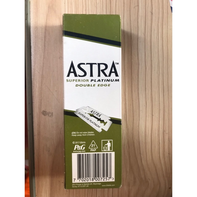 Astra Platinum razor (1 box) | Shopee Singapore