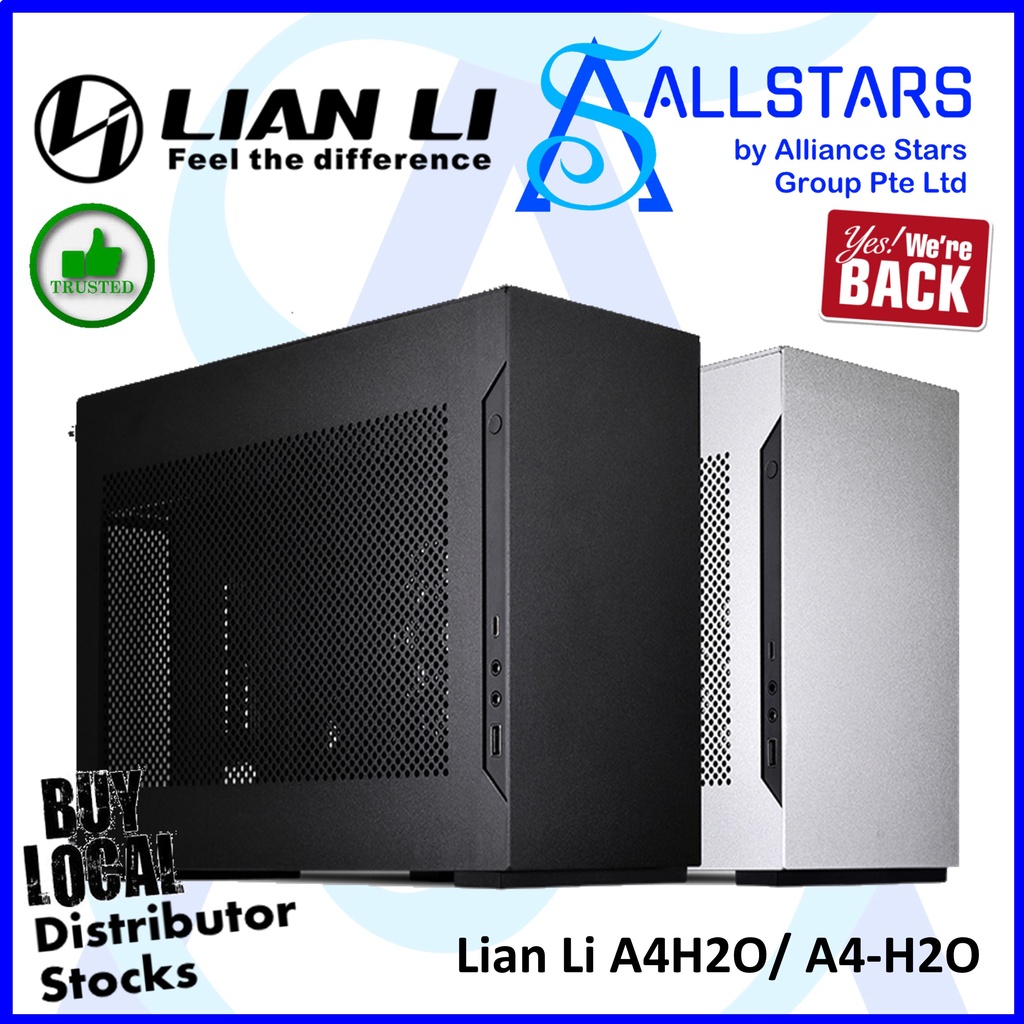 Lian Li A4H2O/ A4-H2O with PCI-E 4.0 Riser ITX Chassis (Warranty 2years ...