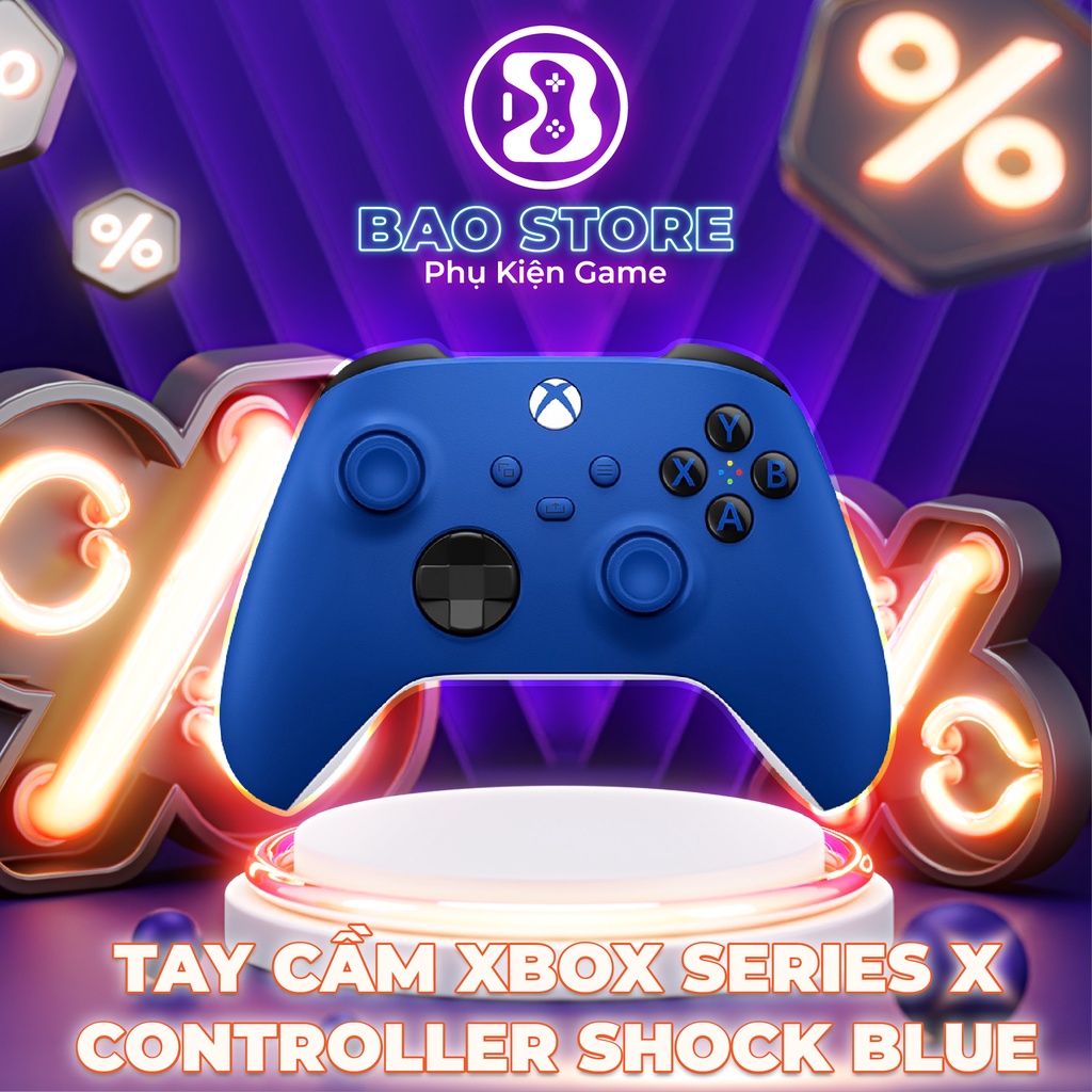 Xbox SERIES X WIRELESS game controller - Blue (SHOCK BULE), l Genuine ...