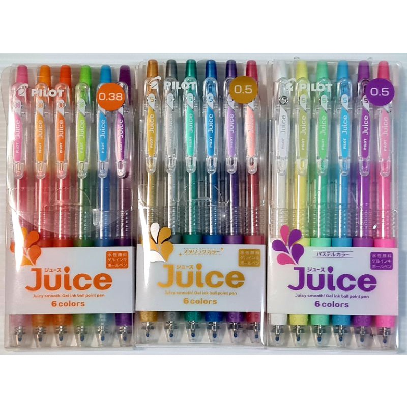 Pilot Juice Juicy Smooth Gel Ink Ball Point Pen (0.38/0.5)/(Common ...