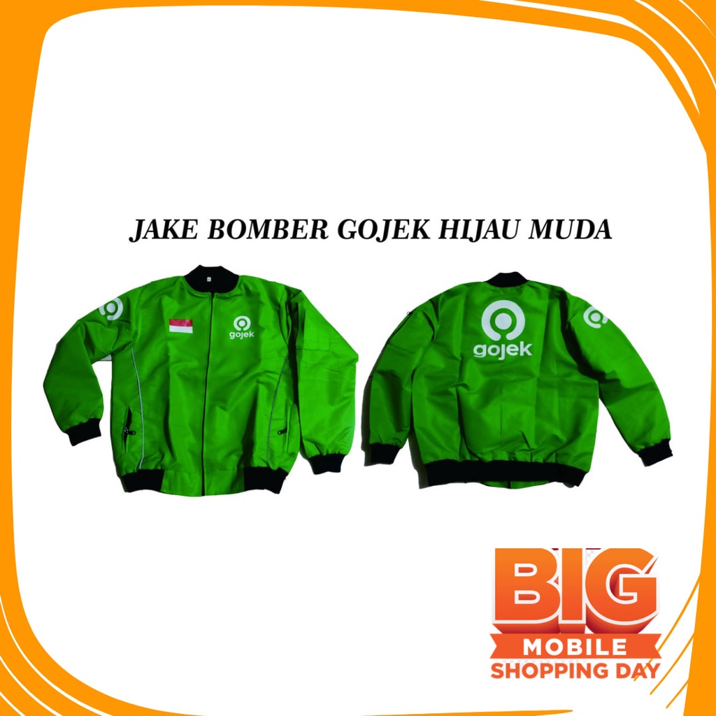 HIJAU Plain Jacket With Embroidered bomber ART Screen Printing MOTIF ...