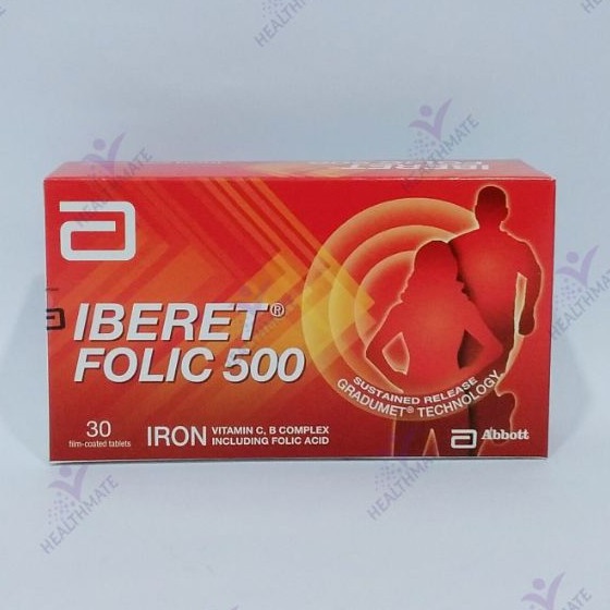 Abbott Iberet Folic 500 Tablet (30's) | Shopee Singapore