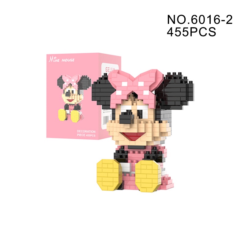 Nano Blocks Disney Mickey & Minnie Donald Duck Daisy Goofy Cartoon Cute ...