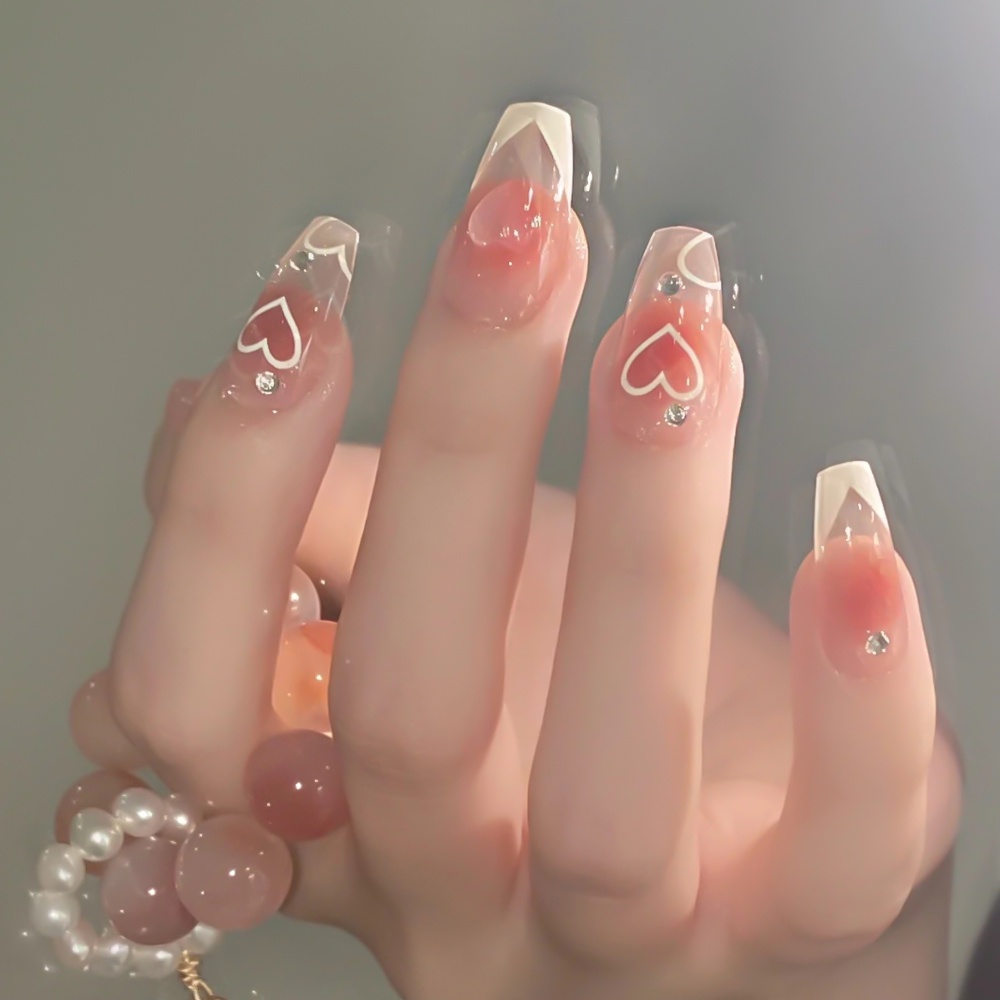 2562 press on nails long fake nails false nails fake nails press on ...