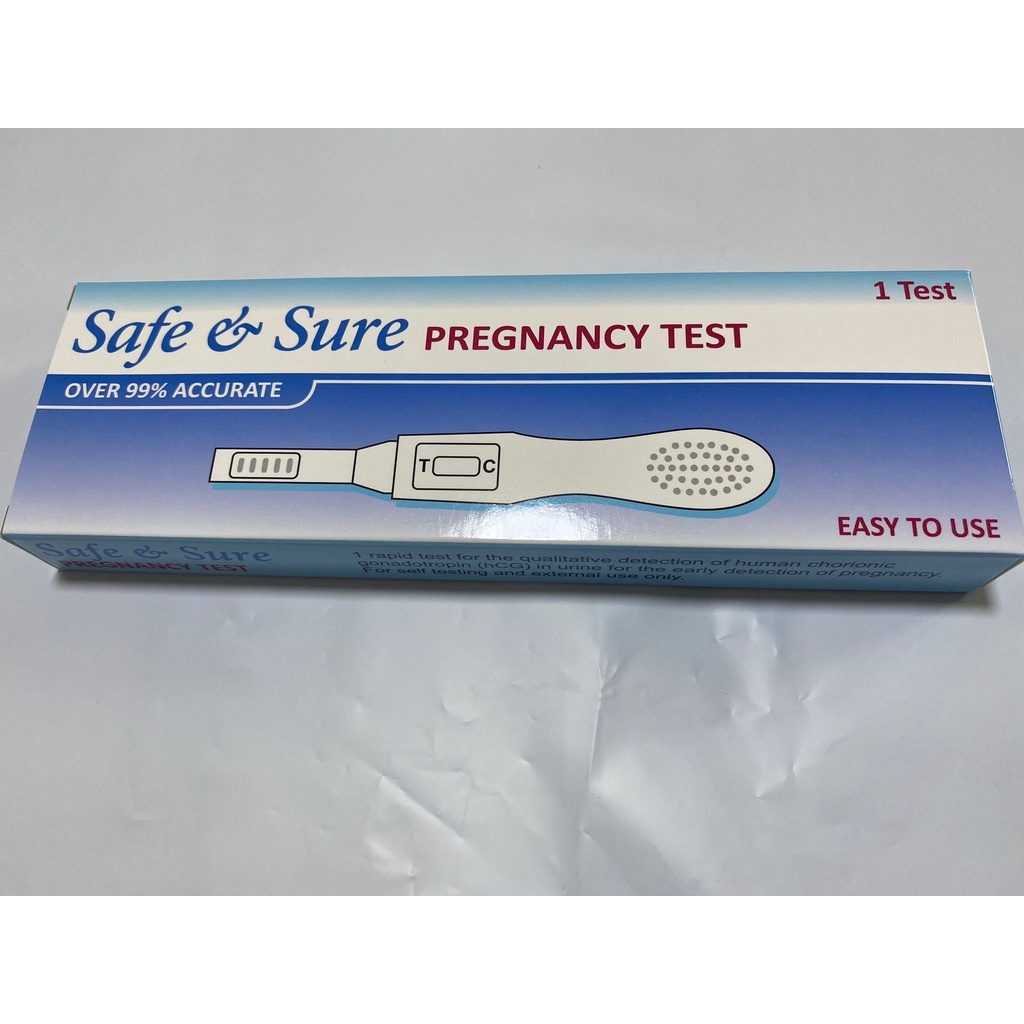 SAFE & SURE Pregnancy Test Kit (1 Test/box) | Shopee Singapore