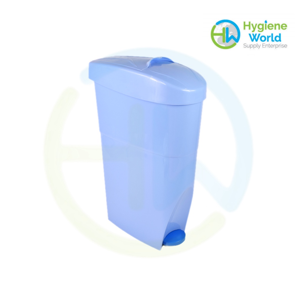 Sanitary Bin with Pedal 18 Litres / BLUE | Shopee Singapore