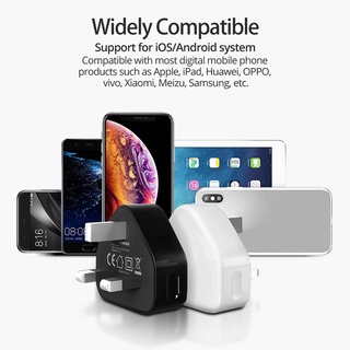UK Plug 3 Pin Regulatory 5V 1A Universal Travel Charging Head British ...