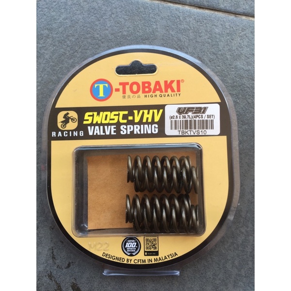 TOBAKI RACING VALVE SPRING SYM VF3I VF3 BAR SPRING RACING ESPADA SWIPOH ...