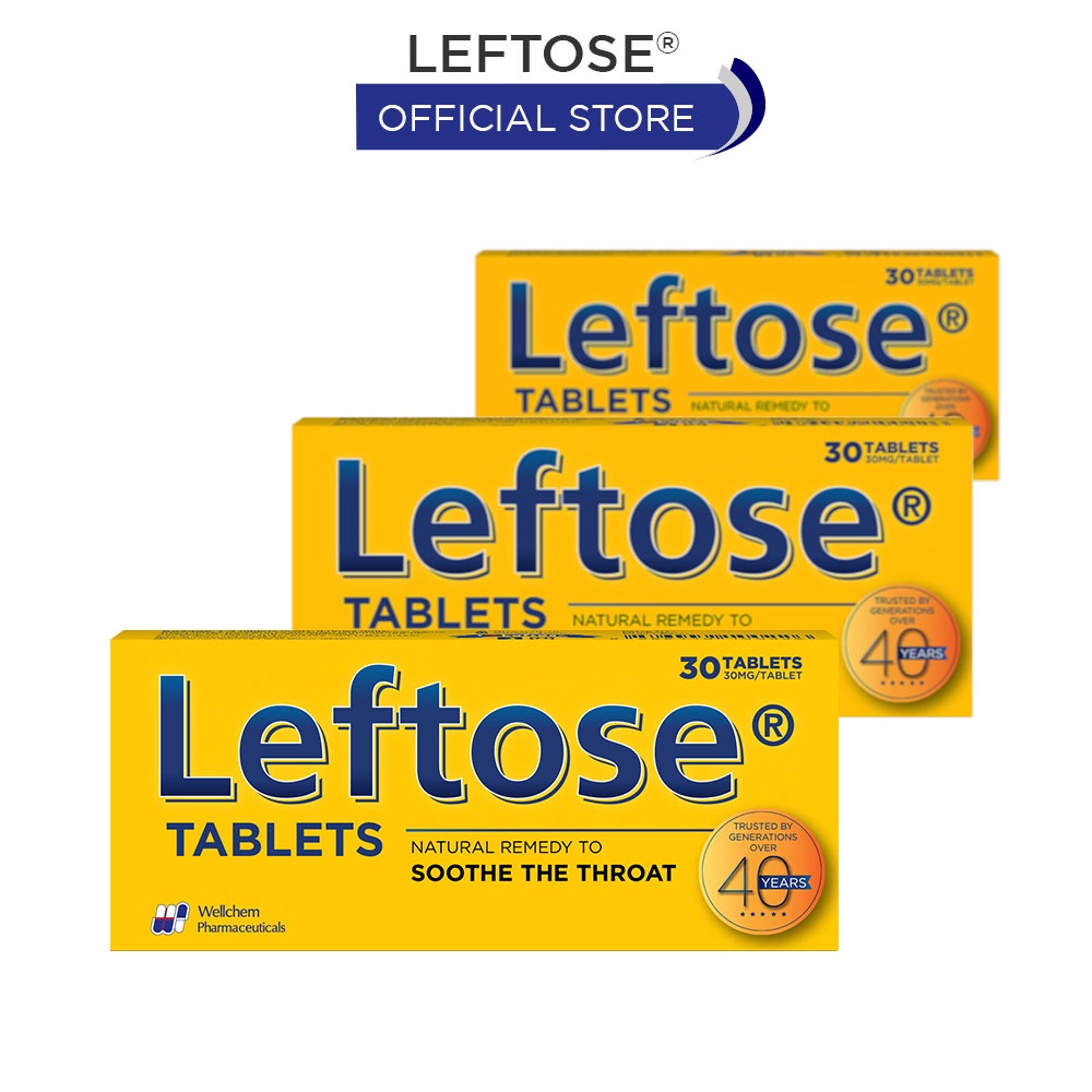 Leftose Tablets 30's [Bundle Of 3] | Shopee Singapore