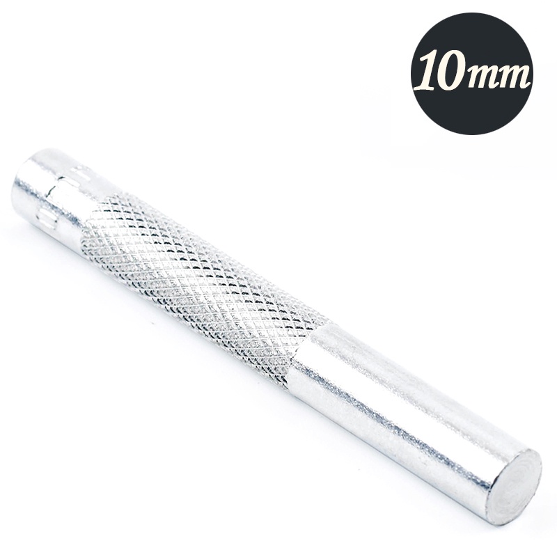 Metal DIY Leather Craft Tool Set Die Hole Punch Snap Fasteners Press Studs Rivet Setter Base Kit ...