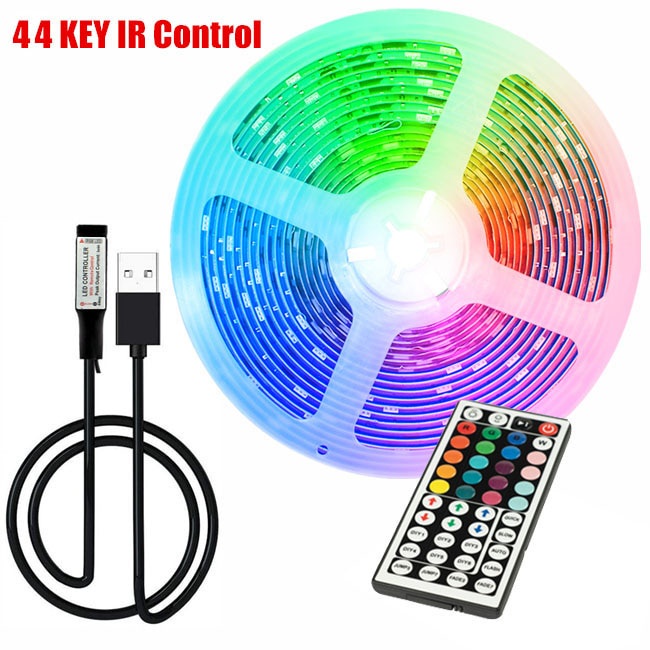 5050-44key-LED 20M LED Strip light RGB Fairy light USB Power Plug With ...