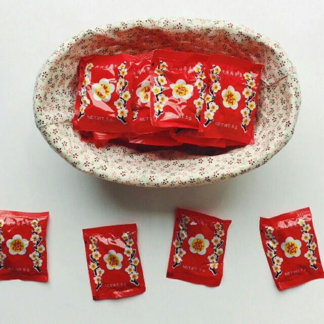 Combo of 10 bags of Apricot Candy (1 bag of 5 grams) | Shopee Singapore