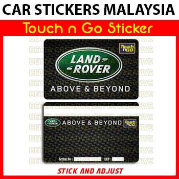 Land Rover Exclusive Look Touch n Go Sticker Front & Back | Shopee ...
