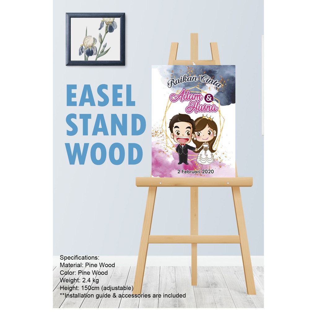 Easel Wood Stand / Art Sketch Drawing Stand/ Painting Stand / Board ...
