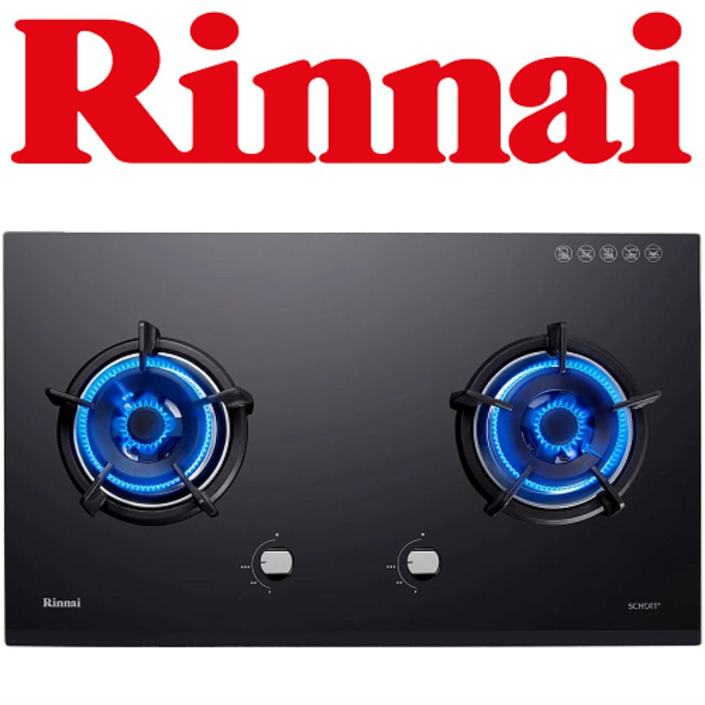 RINNAI RB-72G 2 Burner Glass Hob | Shopee Singapore