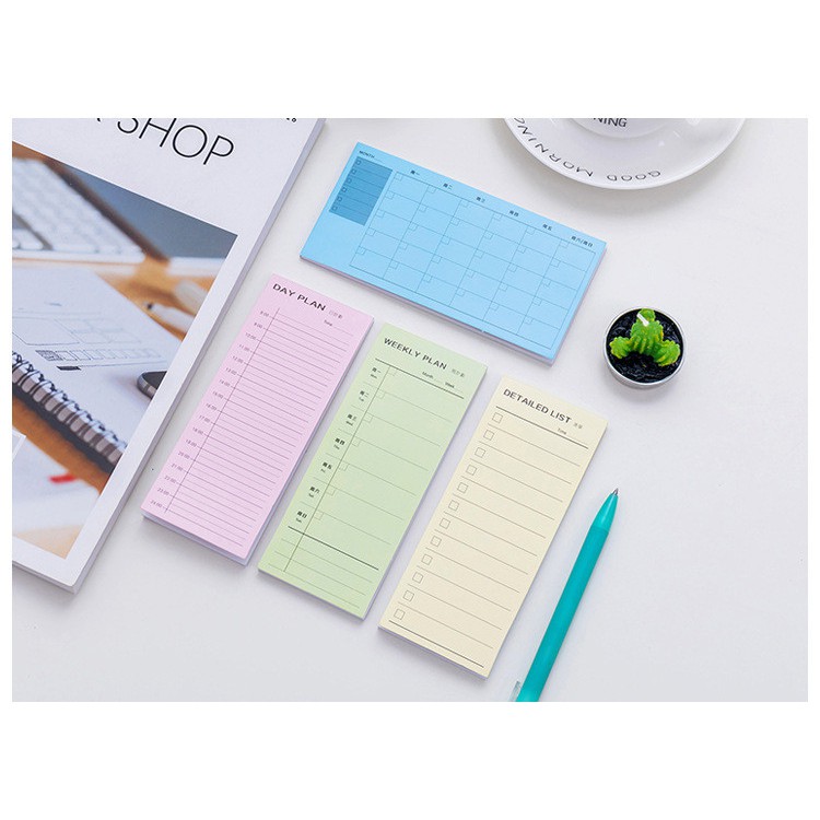 30 Sheets Daily Weeky Schedule Time Planner Organiser To Do List Sticky ...