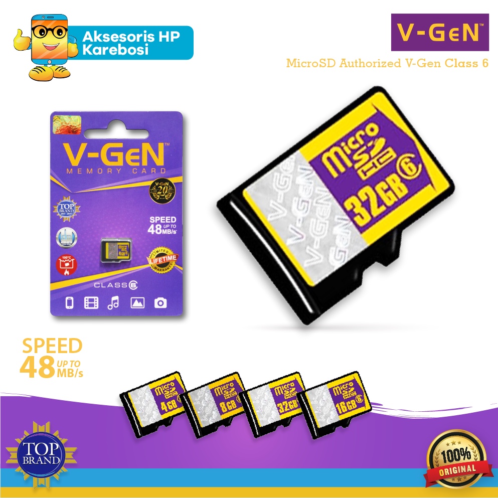 Mmc/memory V-Gen 4GB MicroSD Authorized V-Gen (Original) | Shopee Singapore