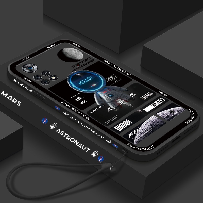 NASA Casing Poco X5 Pro 5G M5 F5 Redmi Note 12 Pro 12C Xiaomi Mi 12T 12 ...