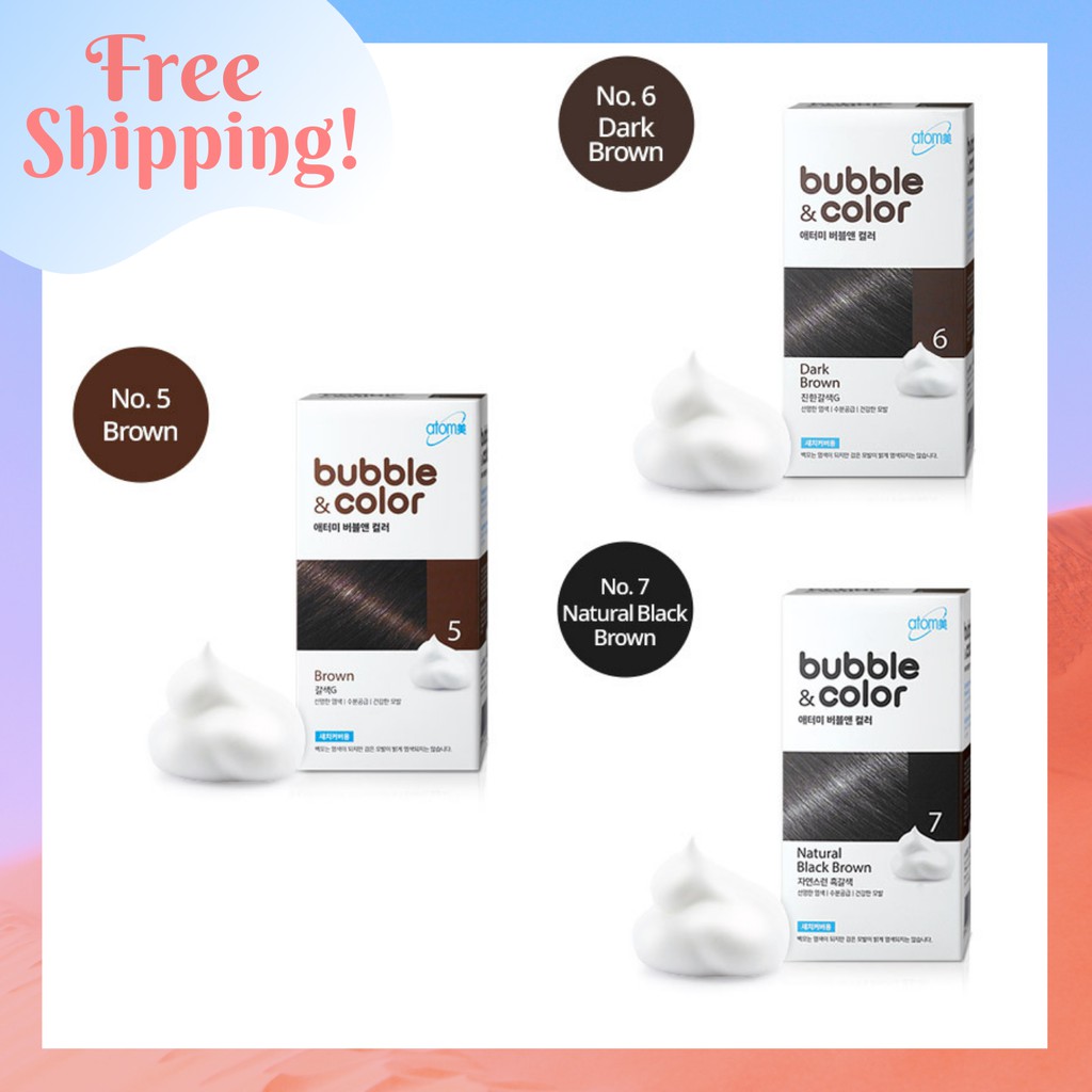 New Product!! Atomy Korea Bubble & Color Hair Dye | Shopee Singapore