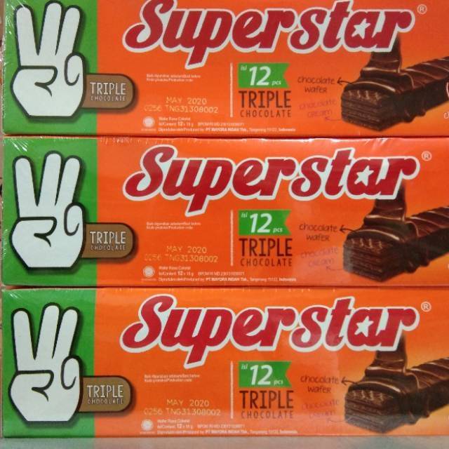 Wafer Superstar Box contains 20 pcs | Shopee Singapore