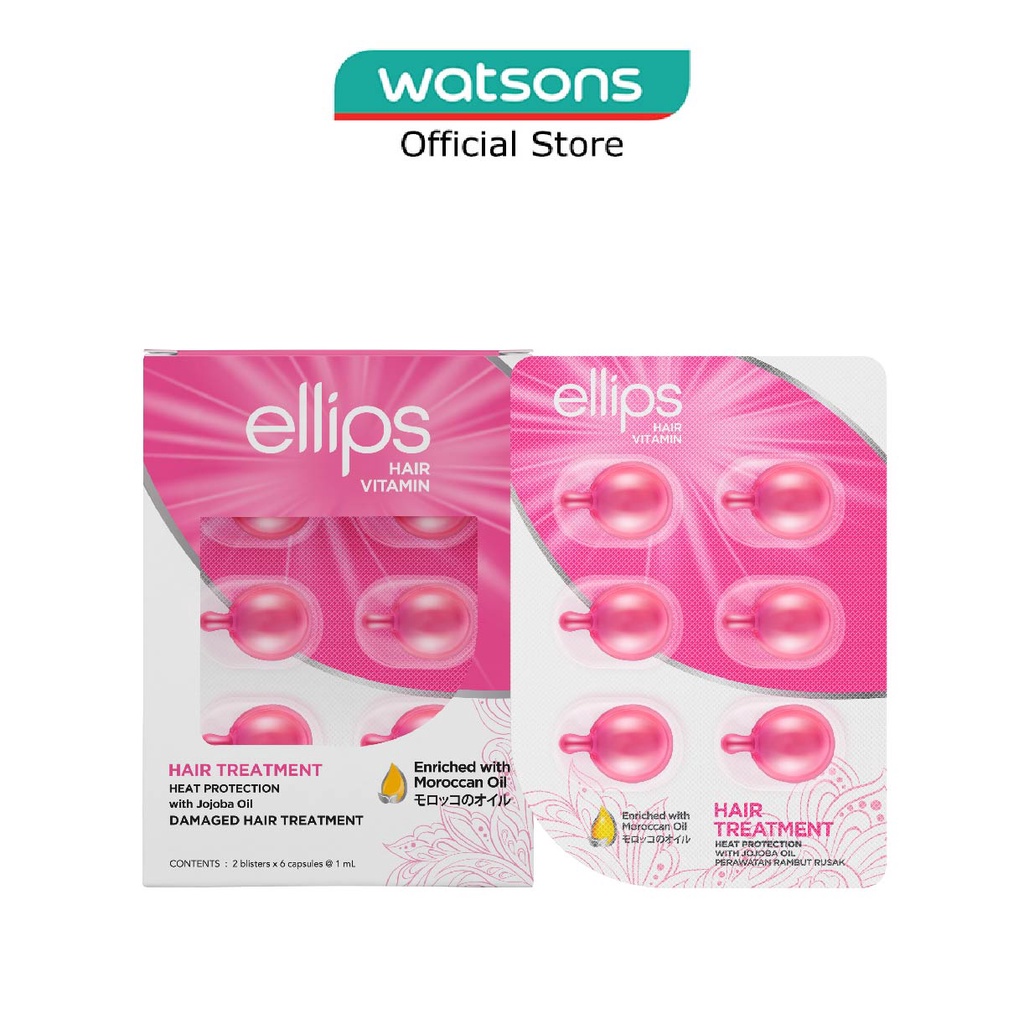 ELLIPS Hair Vitamins Recovery Hair Treatment 12s | Shopee Singapore