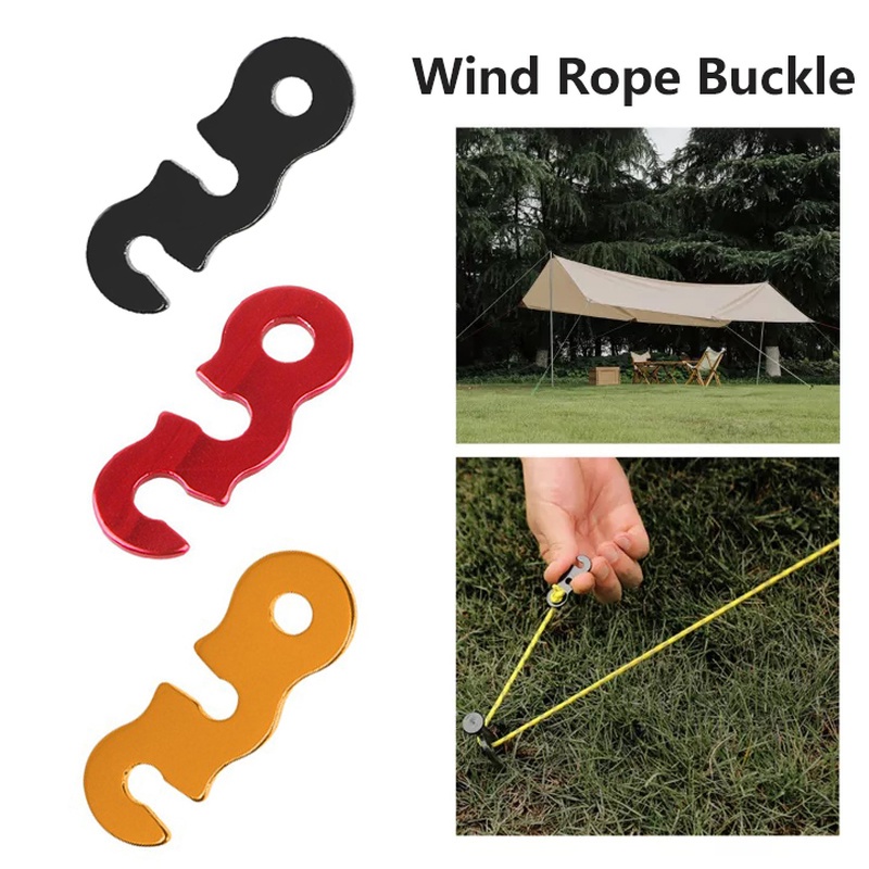 10Pcs Tent Wind Cord Buckle / Ultralight Aluminum Alloy Rope Tensioner ...
