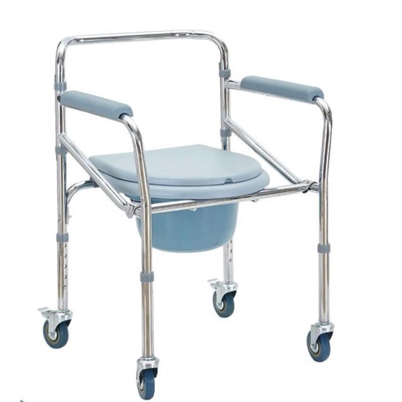 PROMEDICTECH COMMODE CHAIR WITH WHEELS | Shopee Singapore