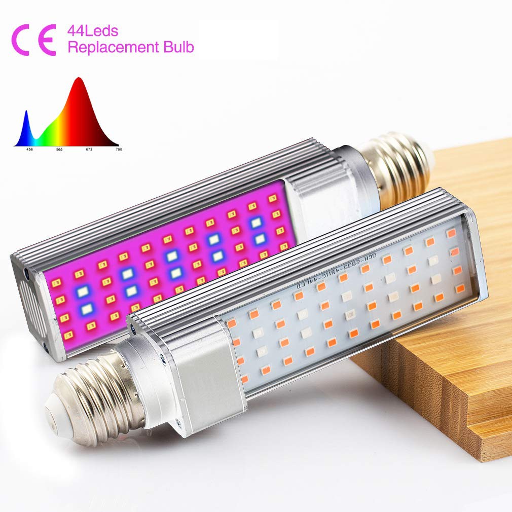 E27 LED Grow Light Bulb Replacement for 5V Dimmable Red Blue Purple ...