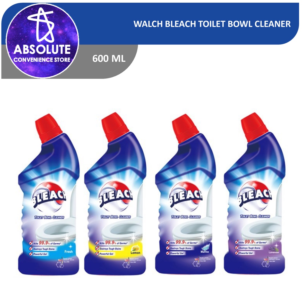 [Bundle of 6] Bleach Toilet Bowl Cleaner 600ml | Shopee Singapore