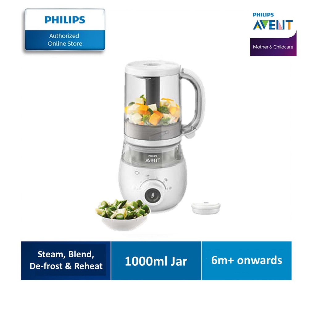 Philips Avent 4 in 1 healthy baby food maker SCF883 steam and blend in ...
