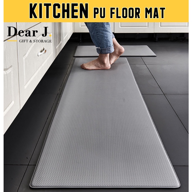 Kitchen PU Floor Mat anti-slip 2 sizes [Dear J] | Shopee Singapore
